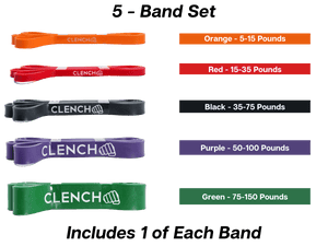 41- Inch Loop Resistance Bands | Clench Fitness